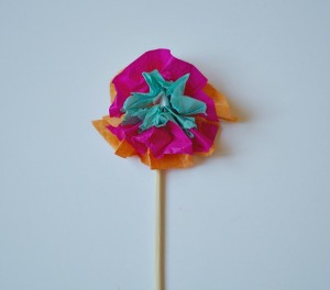 Mexican Flower Drink Stirrers