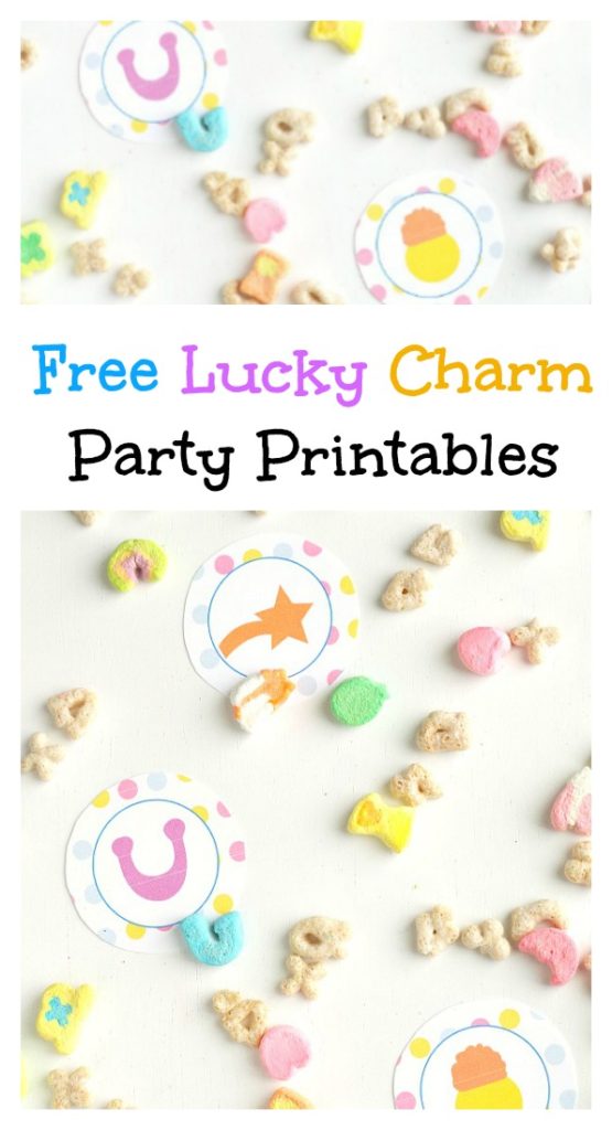 Free Lucky Charms Party Printables