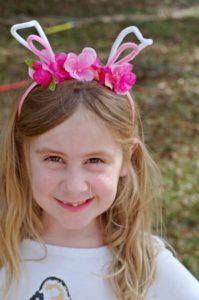 Floral Bunny Headband