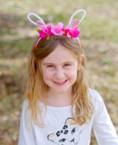 Floral Bunny Headband
