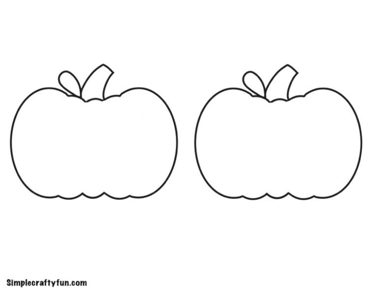 Printable Pumpkin Template