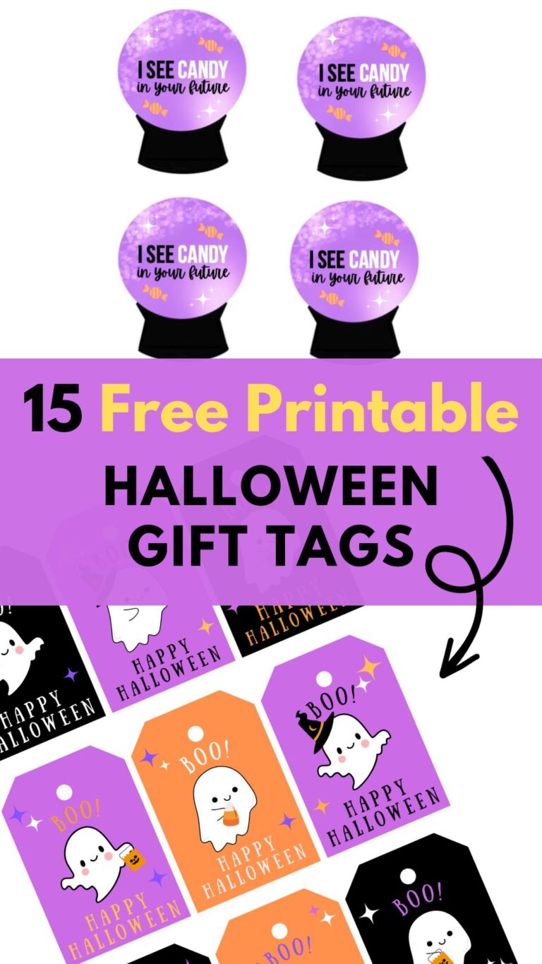 Free Printable Halloween Gift Tags