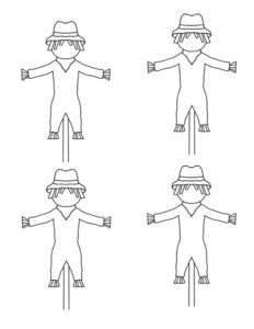 Free Printable Scarecrow Craft Templates
