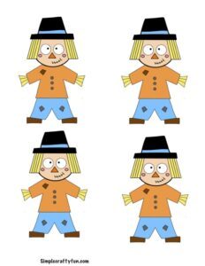 Free Printable Scarecrow Craft Templates