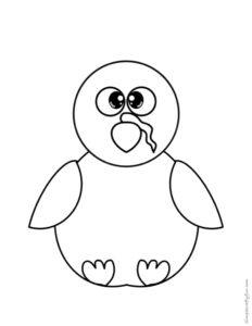 Free Printable Turkey Craft for Thanksgiving