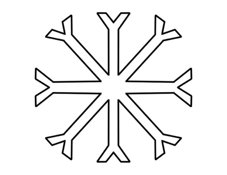 Free Printable Snowflake Templates for Crafts