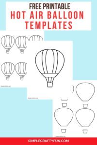 Free Printable Hot Air Balloon Templates and Coloring Pages