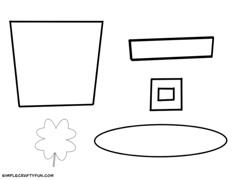 St. Patrick’s Day Hat Crafts Free Printables