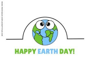 Free Kids Earth Day Hat Printable Craft