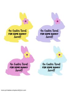 Free Printable Easter Gift Tags 28 unique designs
