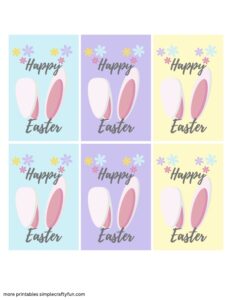 Free Printable Easter Gift Tags 28 unique designs