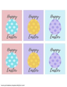 Free Printable Easter Gift Tags 28 unique designs