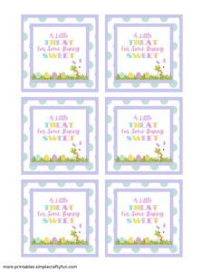 Free Printable Easter Gift Tags 28 unique designs