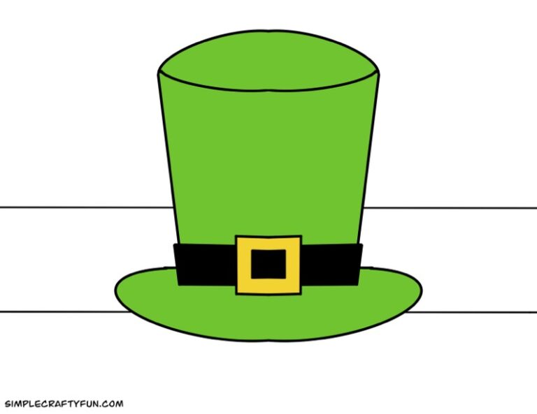 St. Patrick’s Day Hat Crafts Free Printables