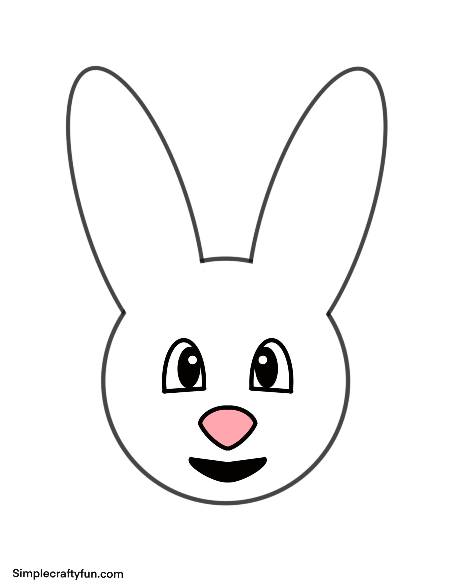 Free Printable Build A Bunny Craft for Kids