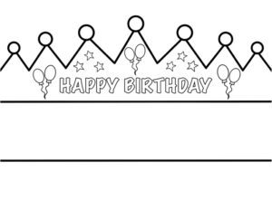 Free Printable Birthday Hat Template for Kids