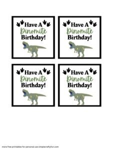 21 Free Printable Happy Birthday Gift Tags and Templates