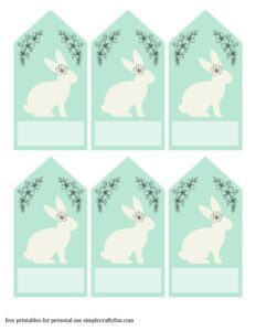 Free Printable Easter Gift Tags 28 unique designs