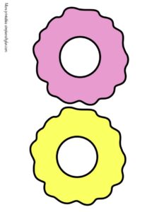 Free Printable Donut Craft Template