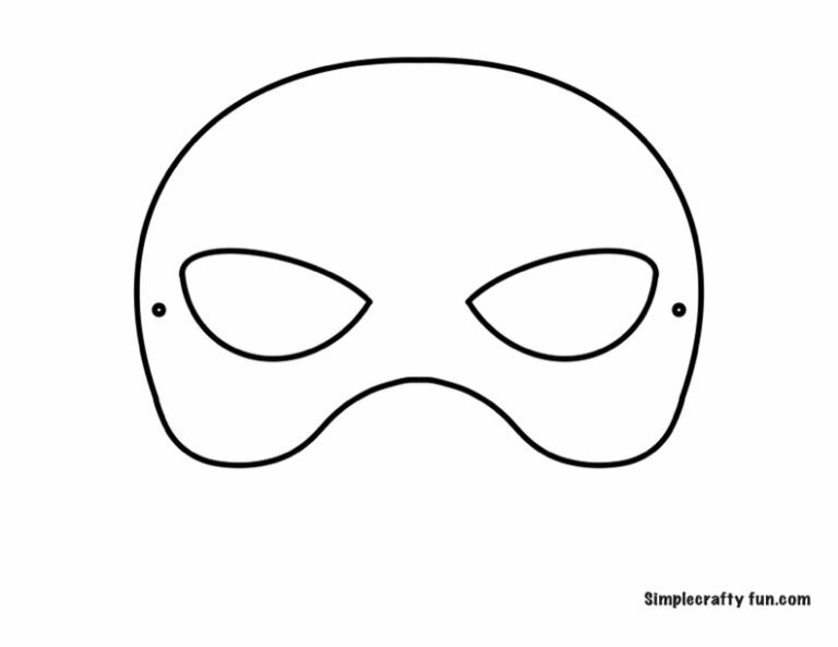 Free Printable Superhero Masks for Kids
