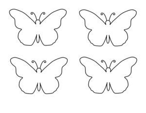 Free Printable Butterfly Templates for Crafts and Coloring