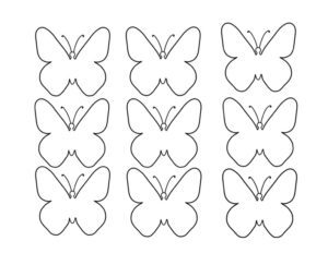 Free Printable Butterfly Templates for Crafts and Coloring