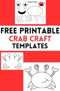 Free Printable Crab Craft Template for Kids