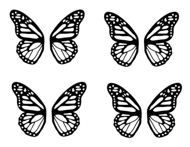 Butterfly Wings Free Printable Templates