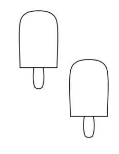 Popsicle Craft Template