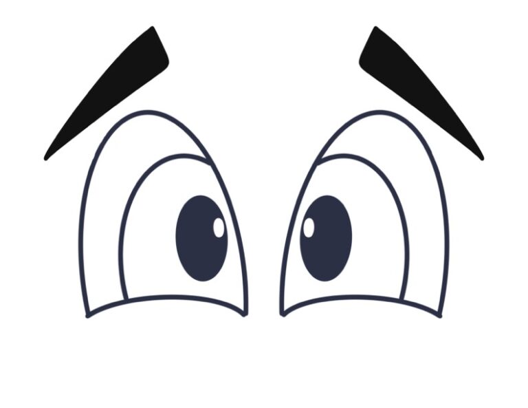 Free Printable Eye Template for Crafts
