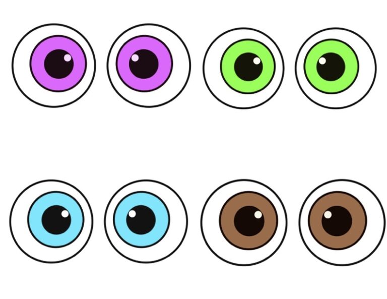 Free Printable Eye Template for Crafts