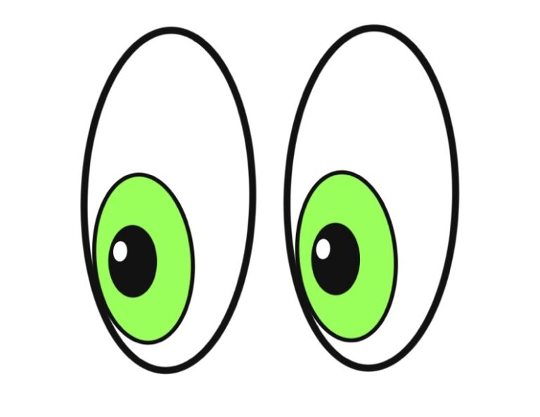 Free Printable Eye Template for Crafts
