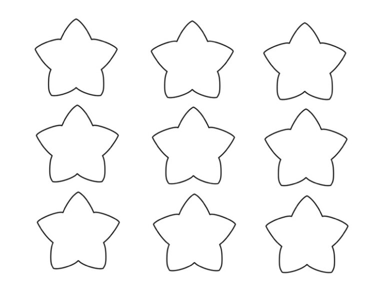 Free Printable Star Templates & Outlines
