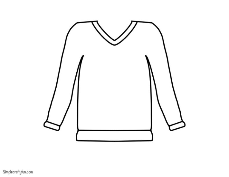 Free Printable Sweater Templates for Crafts