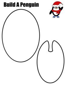 Free Printable Cute Penguin Template for Kids