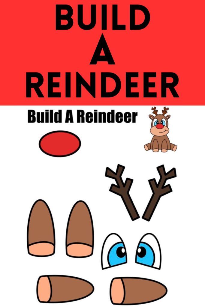 Build A Reindeer Printable Craft