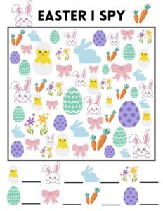 Free Printable Easter I Spy