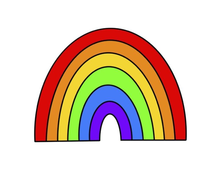 21 Free Printable Rainbow Craft Templates