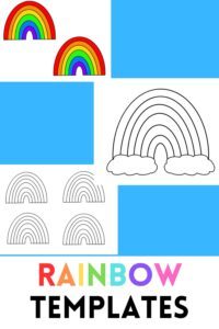 21 Free Printable Rainbow Craft Templates